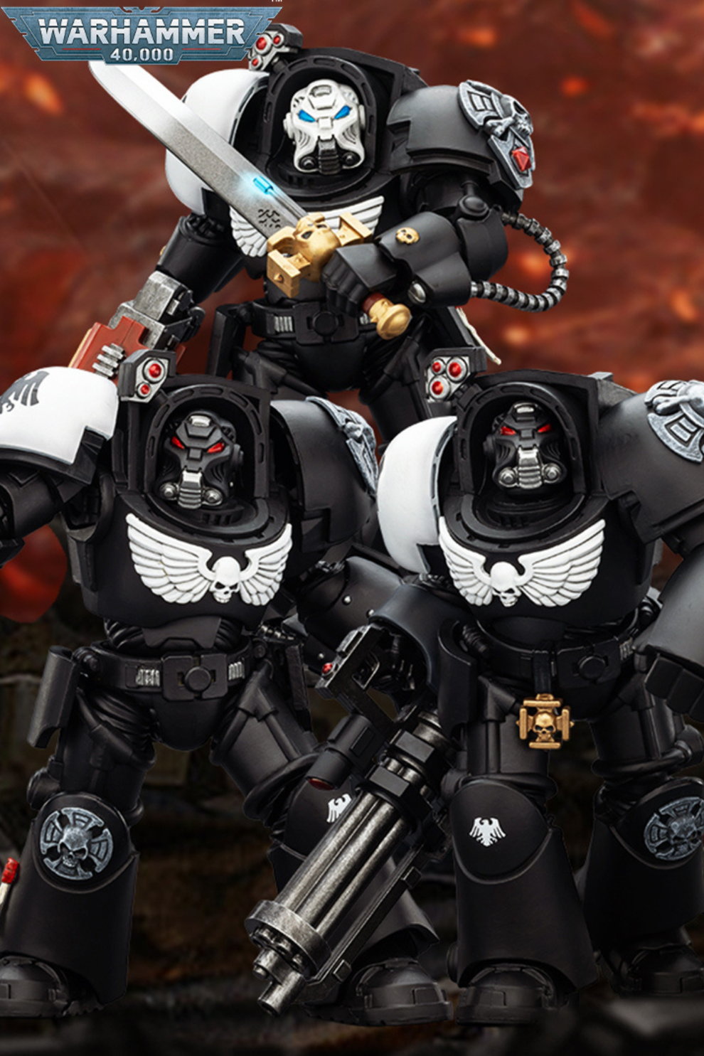 Raven Guard Terminator -Warhammer 40k 1/18 Action Figure By JOYTOY – LT ...