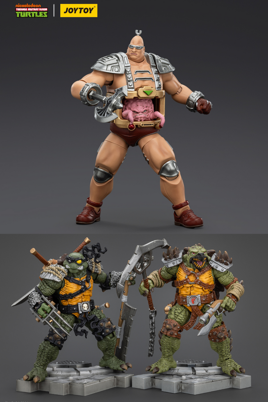 TMNT Teenage Mutant Ninja Turtles Series 1/18 Scale Figures by Joytoy ...