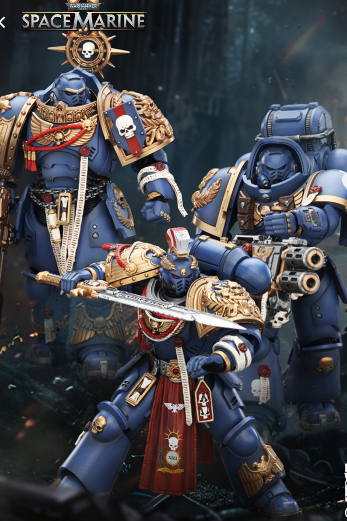 Ultramarines Heavy Relic Primus Armor - "Space Marine II" 1/18 Action ...