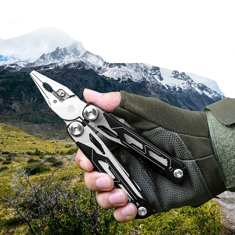 Outdoor full-steel folding multi-tool pliers – LT Cave