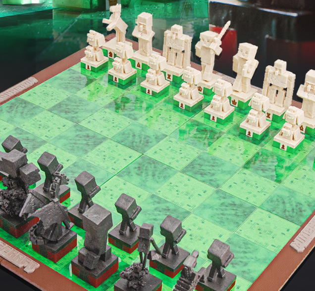Minecraft-Chess Set – LT Cave